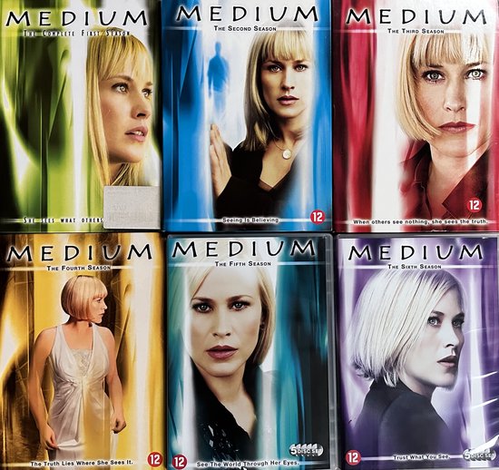 DVD box set Medium Serie • Seizoen 1 t/m 6 (Dvd), Patricia Arquette ...