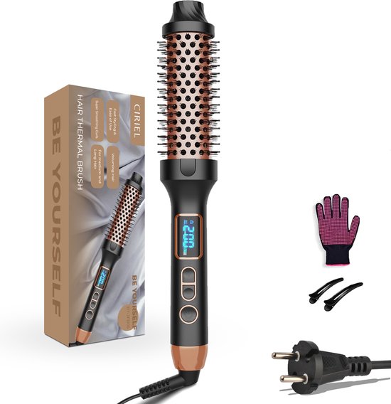 Ciriel Thermal Brush - Keramische Warmteborstel - 38mm - LCD Scherm ...