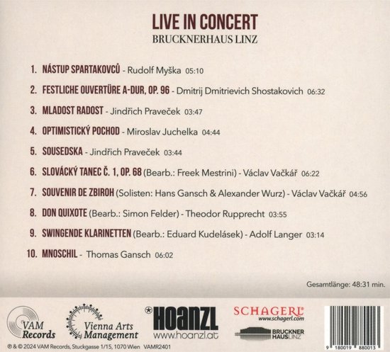 Thomas Gansch Blasmusik Supergroup - Live In Concert (CD), Thomas Gansch Blasmusik... | bol