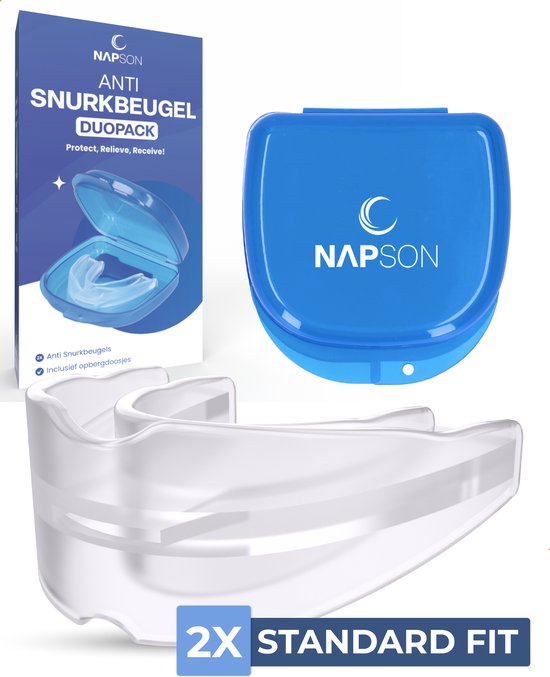 Napson® Snurkbeugel Duopack - 2x snurkbeugels - Anti Snurk Beugel voor ...