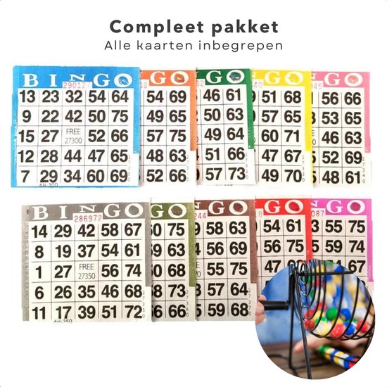 Bingokaarten Papier - Bingko Kaarten - Bingo Block - Bingo Bloks 500 ...