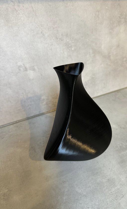 Studio Vaseo - Flowa - Zwart - Luxueuze vaas - Gemaakt in Nederland ...