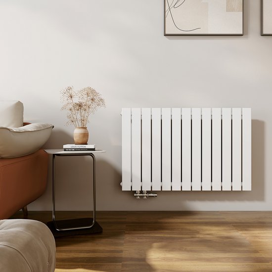 EMKE Radiator - Plat Design - Glanzend Wit - 63x100 cm - 730 W ...