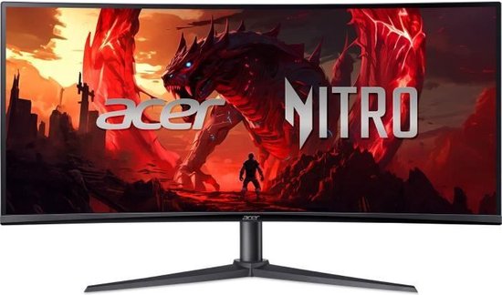 Gebogen PC-scherm - ACER - Nitro XZ340CUHbiiphx - 34 - 100Hz - 1ms - 2 ...