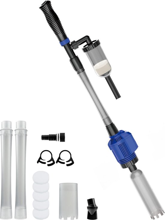 3-in-1 Aquarium Stofzuiger - Bodemreiniger - Gravel Cleaner ...