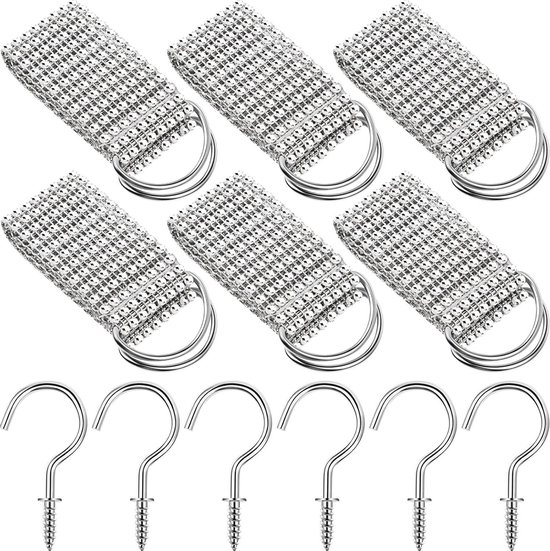 Crystal Gordijn Tiebacks - Rhinestone Diamond Gordijn Tiebacks - 6 ...