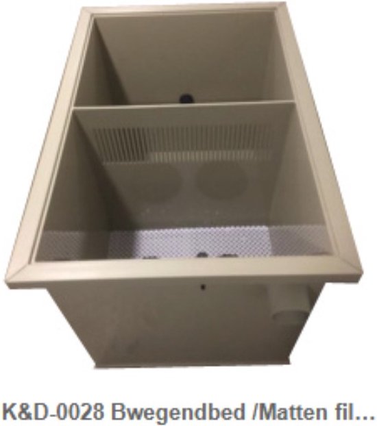 Bewegend bed filter K&D-0028 met deksel | bol