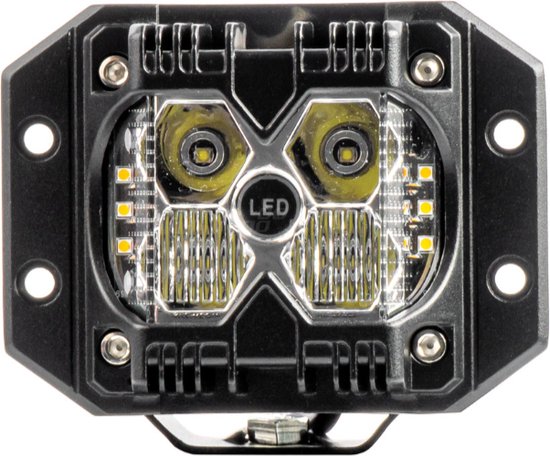 LED werklamp - R10 - Wit + oranje - 60W - 6000 Lumen | bol