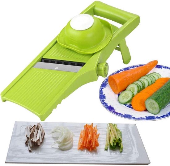 Handmatige voedselsnijder - groenteschaaf 3-in-1 met professionele ...