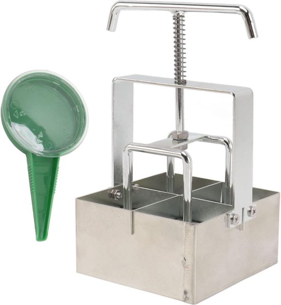 Soil Block Maker - Seed block tool van roestvrij staal - 2 inch | bol