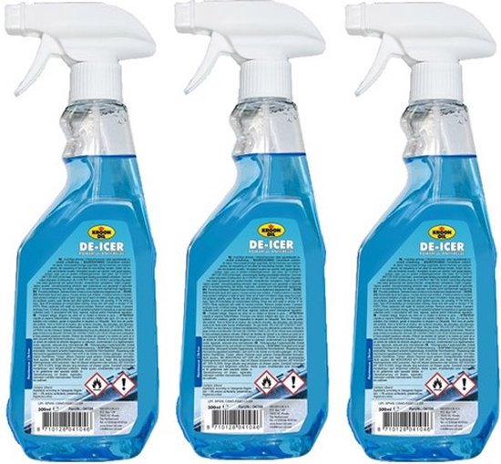 3-pack - Kroon Oil - De-Icer - Antivries Spray- Ruitenontdooier- 1,5 L ...
