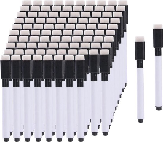 BlackBear - Magnetische Whiteboard Stiften Markers inclusief Wisser ...