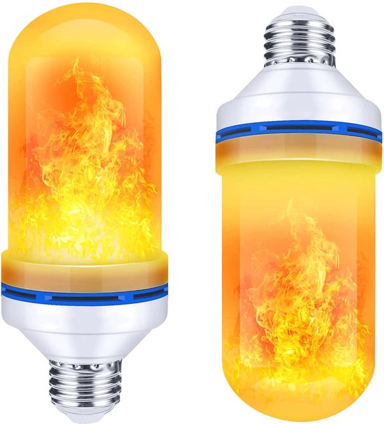 Vlam LICHT - LED Lamp - Imitatie Vlam - E27 (9W) - decorative | bol