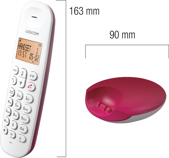 Logicom - ILOA 150 - Huistelefoon Draadloos - zonder antwoordapparaat ...