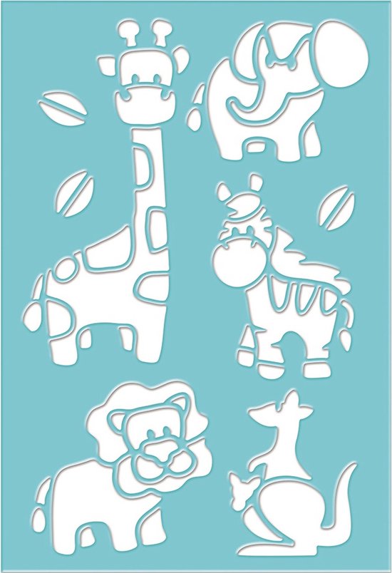 Tekensjabloon Kinderen - Sjabloon Dieren - Sjablonen voor Kinderen ...