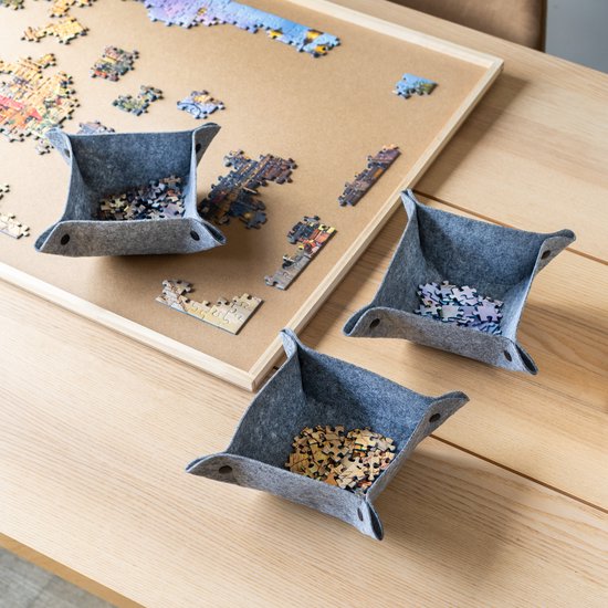 Puzzel sorteerbakjes - 6 stuks - Makkelijk puzzelen - Sleutelbakje ...