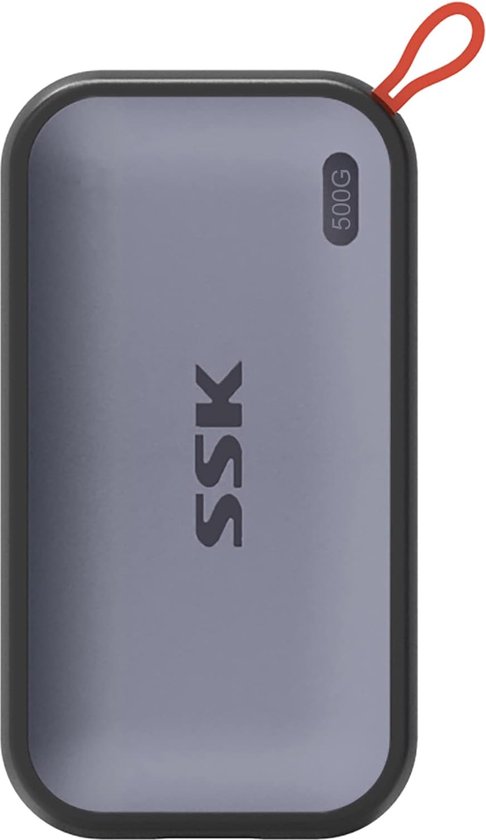 SSK Externe SSD 500 GB 2000 mb/s - Portable SSD USB 3.0/ USB-C 3.2 | bol