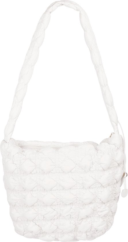 Yehwang - grote cloudy tas - schoudertas - wit - crossbody bag | bol