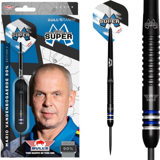 Bull's Mario Vandenbogaerde E2 90% - Dartpijlen - 22 Gram | bol
