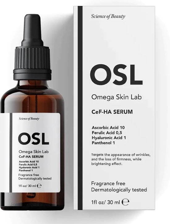OSL Omega Skin Lab CeF-HA Serum 30 ml - met hyaluronzuur verrijkt ...
