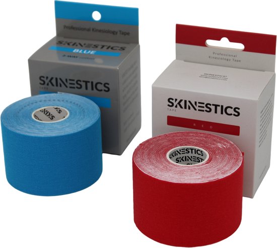 Skinestics Kinesiologie tape – Sport tape – Fysio tape – Kleur Rood ...