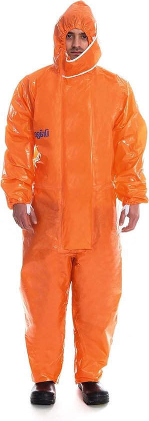 SPC CLF 4400 Hazmat pak - Overall met kap - Hoge chemische bescherming ...