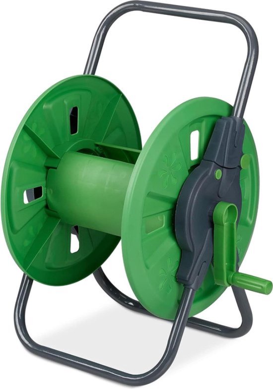 Slanghaspel zonder slang - 45 m - 1/2 inch - tuinslang - bodem - groen ...