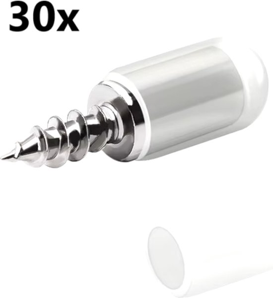 TLVX Plankdrager Schroef - Kast schroeven met rubber antislip - 30 ...