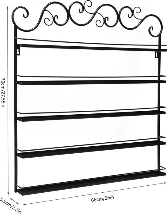 Mrs. Jones - Nagellak Display Standaard - Nagellak Rek Muur ...