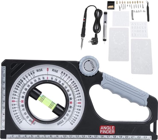 Hoekmeter Declinometer met Magnetische Basis - Multifunctioneel Slope ...