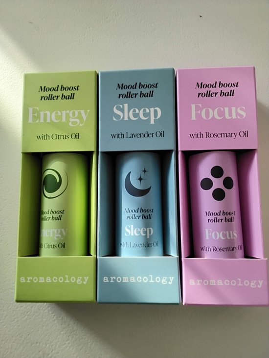 Mood boost roller ball Lavender ,Rosemary en Citrus Oil aromacology ...