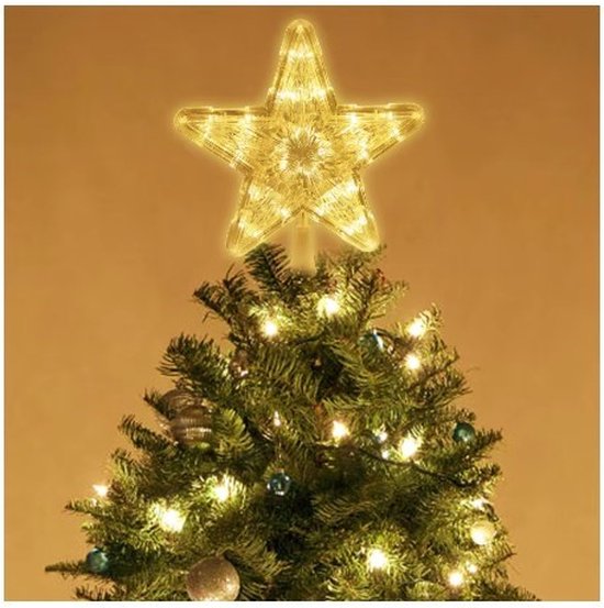 Kerstboom Piek - Kerstboom Topper - Kerstversiering kerstboom - LED ...