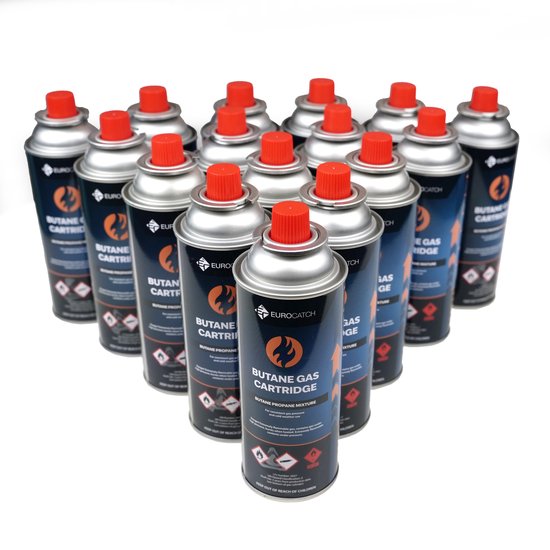 Eurocatch Gas Cartridge - Butaangas - Gasflessen - Gasbussen - Butaan ...