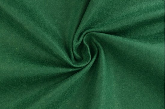 Vilt stof - 3mm dik vilt - 1 meter - Per meter - Donkergroen | bol
