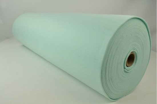 Vilt stof - 3mm dik vilt - 1 meter - Per meter - Licht mint | bol