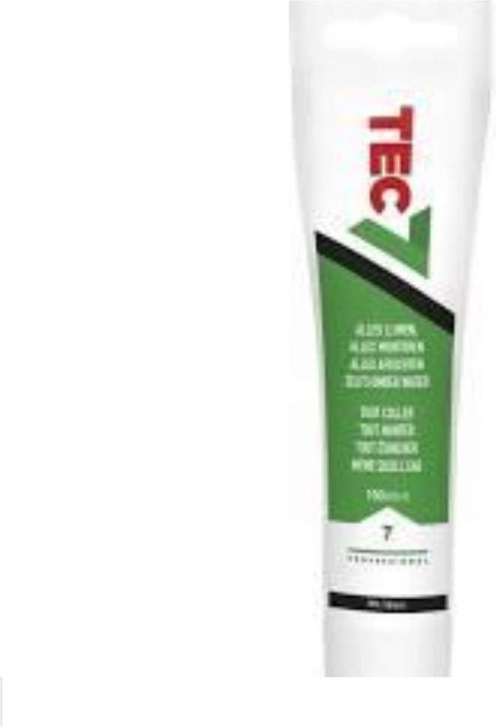 Tec7 - Lijm, verzegelt en monteert alles - 100 ml. Wit | bol