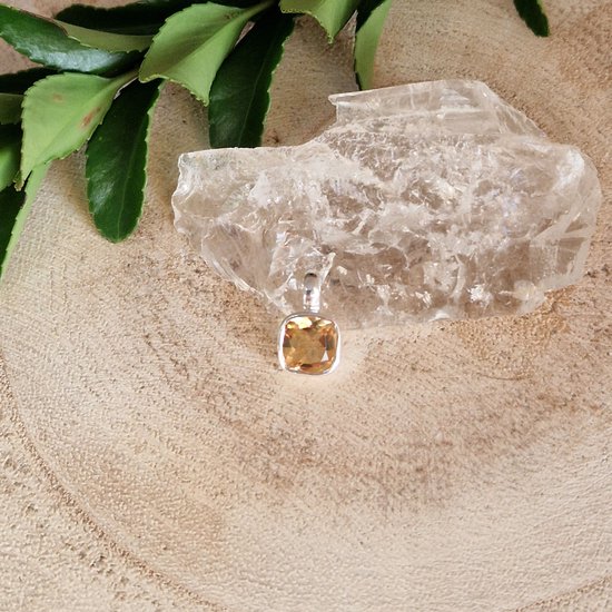 SilverGems Zilveren hanger met Citrien edelsteen | bol