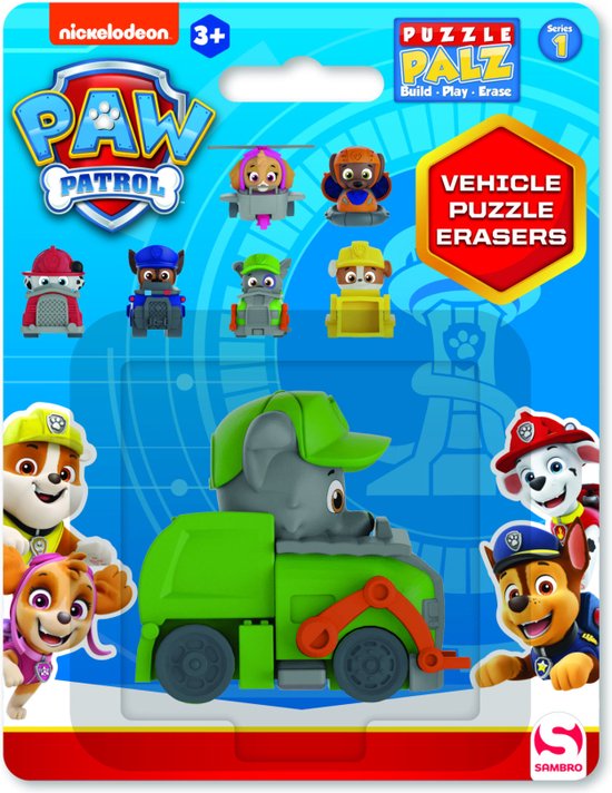 Paw Patrol - Puzzle Palz - 3D Puzzle Eraser - Rocky | bol