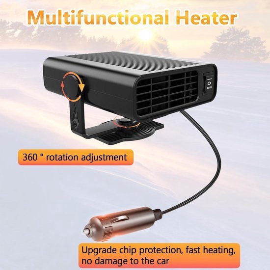 Draagbare Autoverwarming 12 V 120 W - Verwarming/Koeling - Snel ...