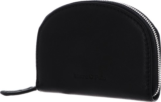 Marc O'Polo Leren Portemonnee Larissa Zip Wallet Black Zwart | bol