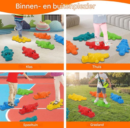 Stapstenen Speelgoed - Rivierstenen - Voor Balans en Plezier | bol