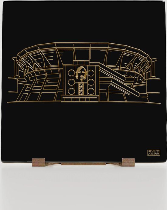 Johan Cruijff ArenA - Amsterdam - Tegel (3D-Print) inclusief houder - Ajax Amsterdam | bol