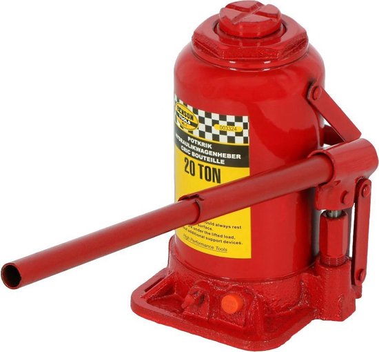 Benson Potkrik - Hydraulisch - 20 Ton - Rood | bol