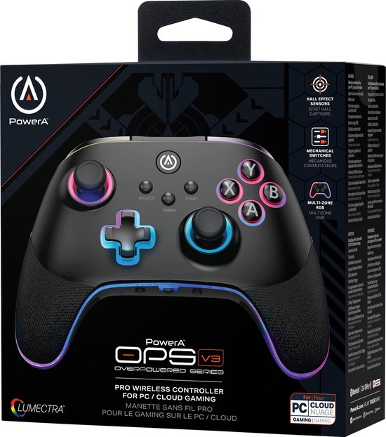 POWERA OPS v3 Pro Controller - Draadloos - PC & Cloud - Zwart | bol