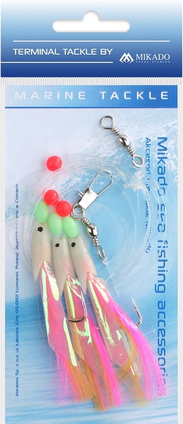 Mikado Hokkai Rig | Zeevis Onderlijn met Haak 3/0 | 5 Haken ...