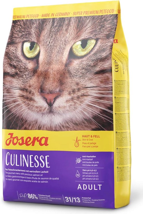 Premium kattenvoer met zalmolie voor volwassen katten – 2 kg | bol