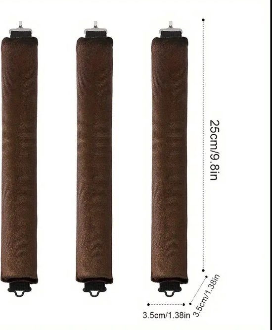 FA-VE Haarrollers - Heatless Curls - Krulspelden - Haar Rollers - Haarrollers met... | bol