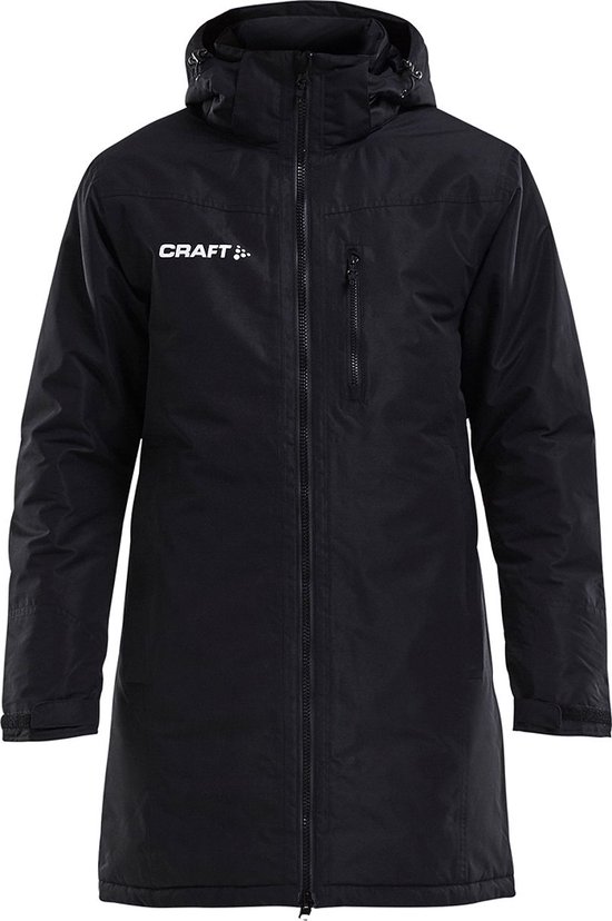Craft Parkas Coachvest Heren - Zwart | Maat: M | bol