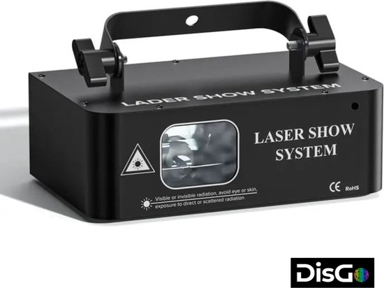 DisGo Laser Show System - Party Laser - Discolamp - DMX | bol