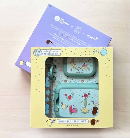 Brooddoos - Brooddoosbriefjes XL Limited edition giftset | bol